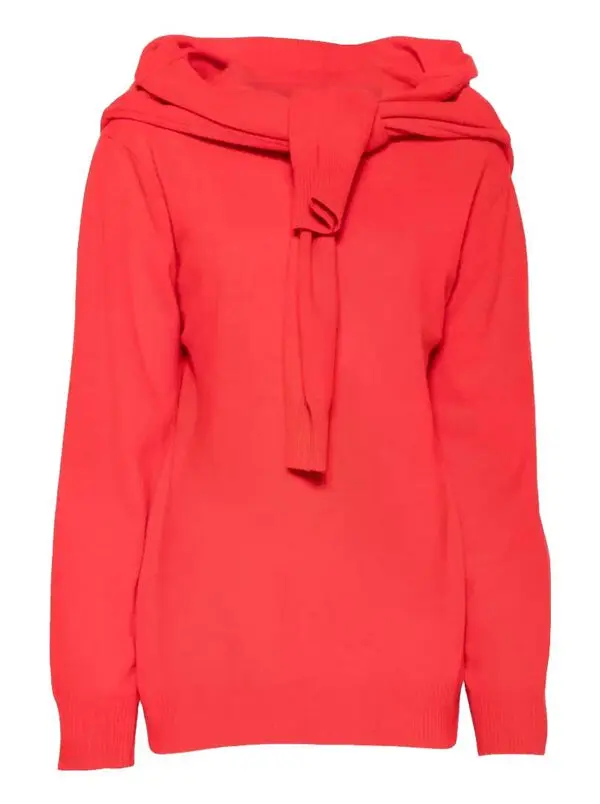Source Unknown Tio Extra Shawl Sweater - Red