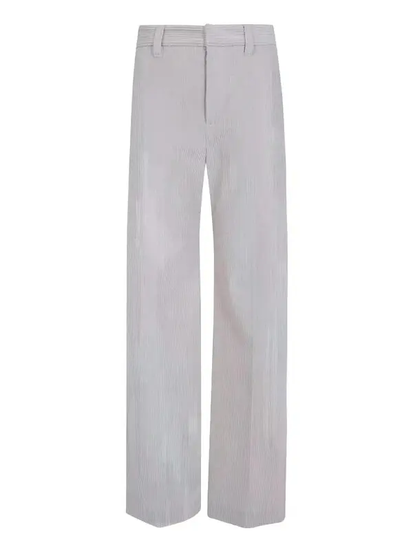 Brunello Cucinelli Corduroy Wide-leg Trousers - Neutrals