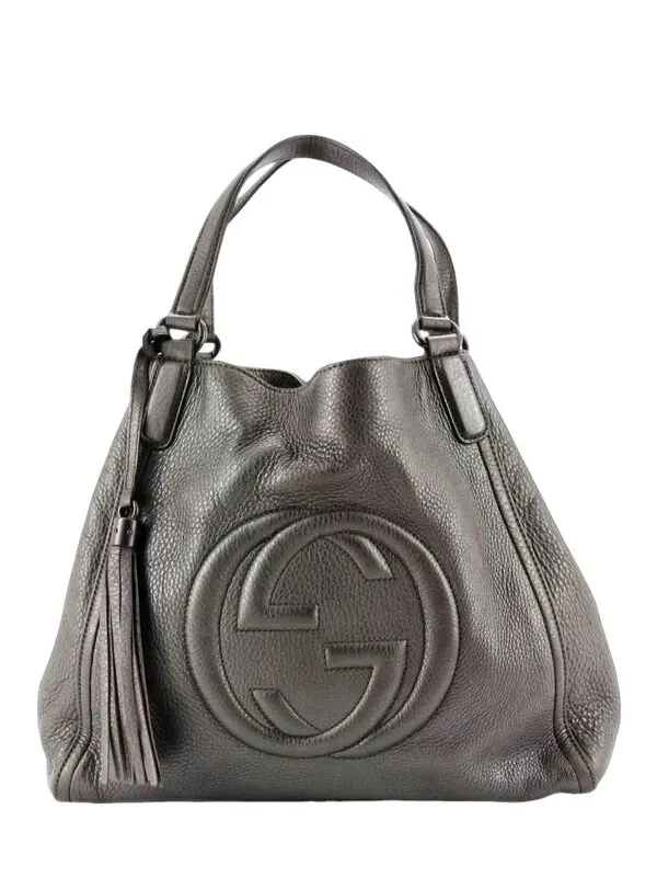 Gucci Soho Leather Medium Shoulder Bag - Metallic