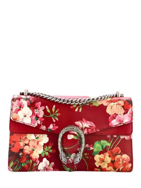 Gucci Dionysus Blooms Print Leather Shoulder Bag - Multicolour