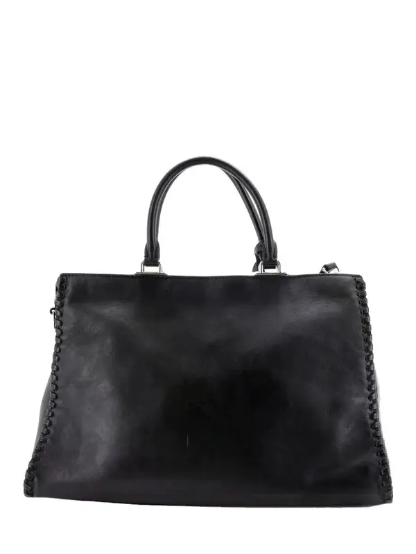 LOUIS VUITTON Very Zipped Monogram Leather Tote Bag - Black