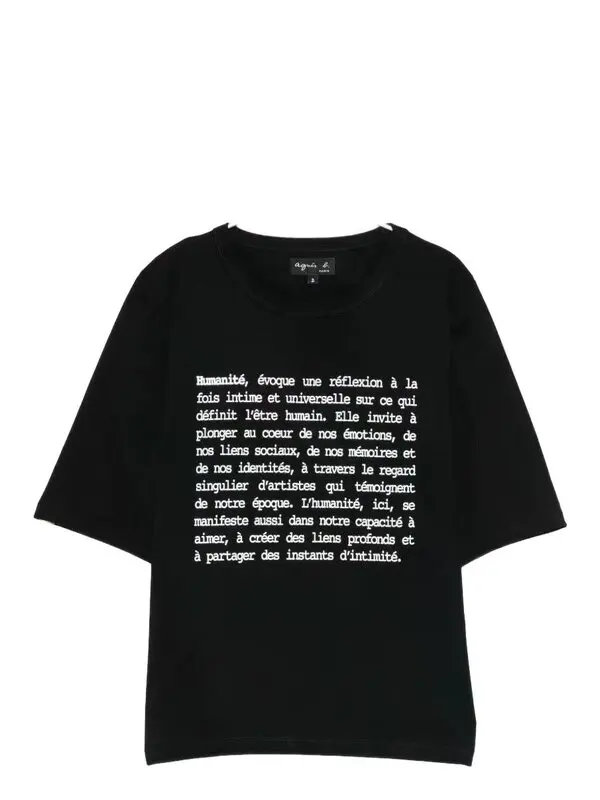 AGNES B. Brando T-shirt - Black