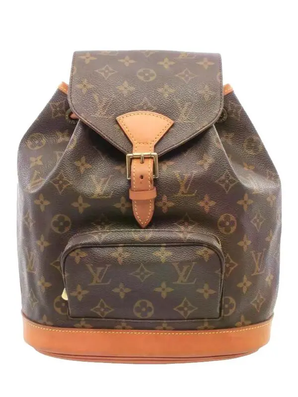 LOUIS VUITTON Monogram Montsouris Mm Backpack - Brown