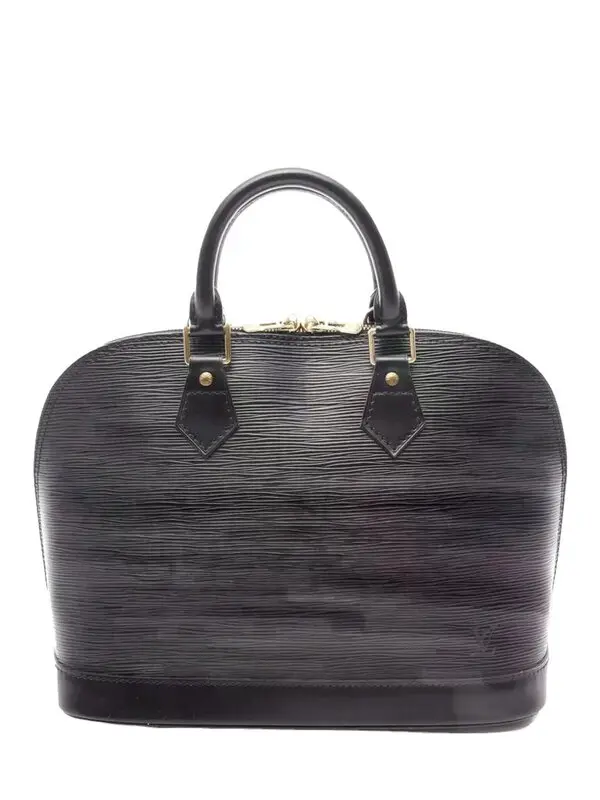 LOUIS VUITTON Epi Alma Pm Handbag - Black