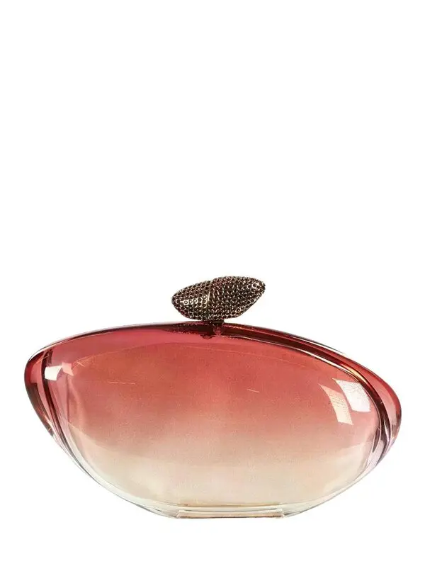 Benedetta Bruzziches Harmony Gradient-effect Pebble-shaped Clutch Bag - Red