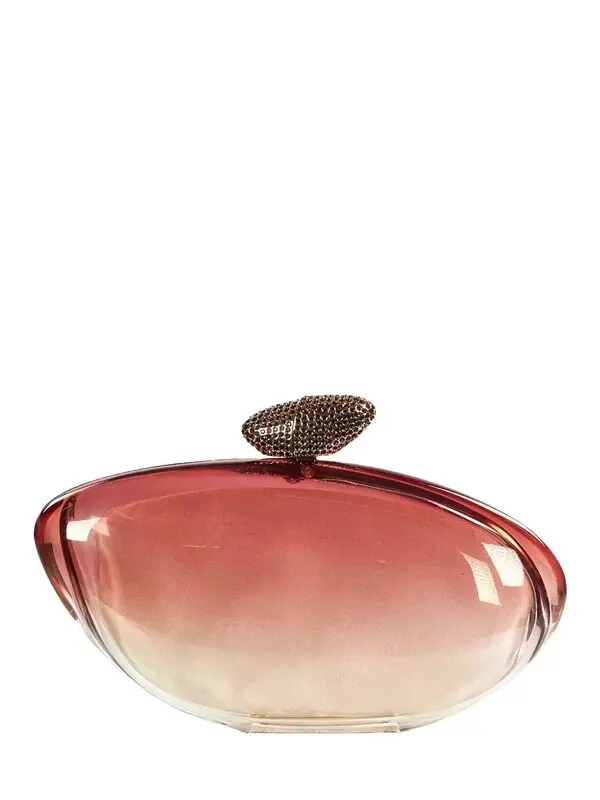 Benedetta Bruzziches Harmony Gradient-effect Pebble-shaped Clutch Bag - Red