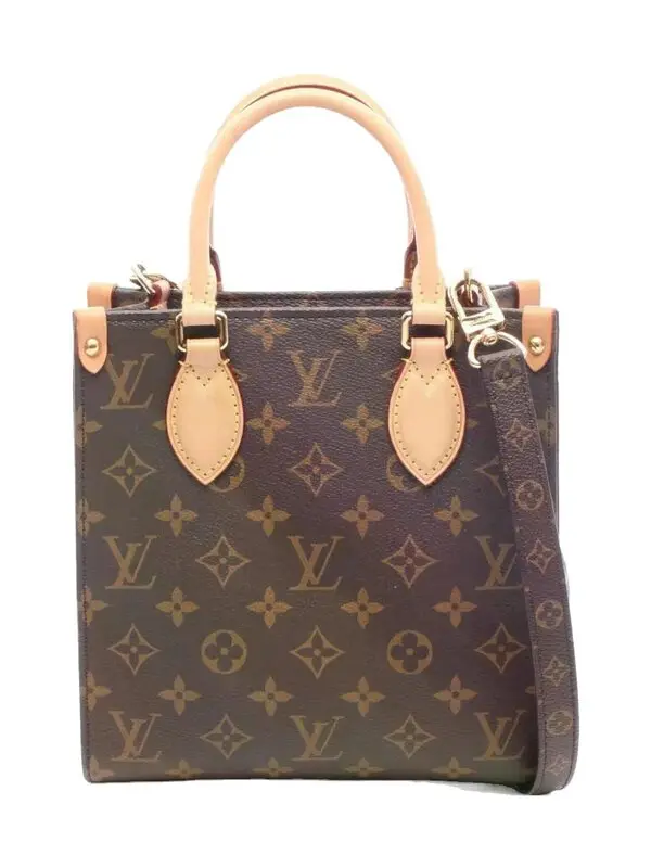 LOUIS VUITTON Monogram Canvas Tote Bag - Brown