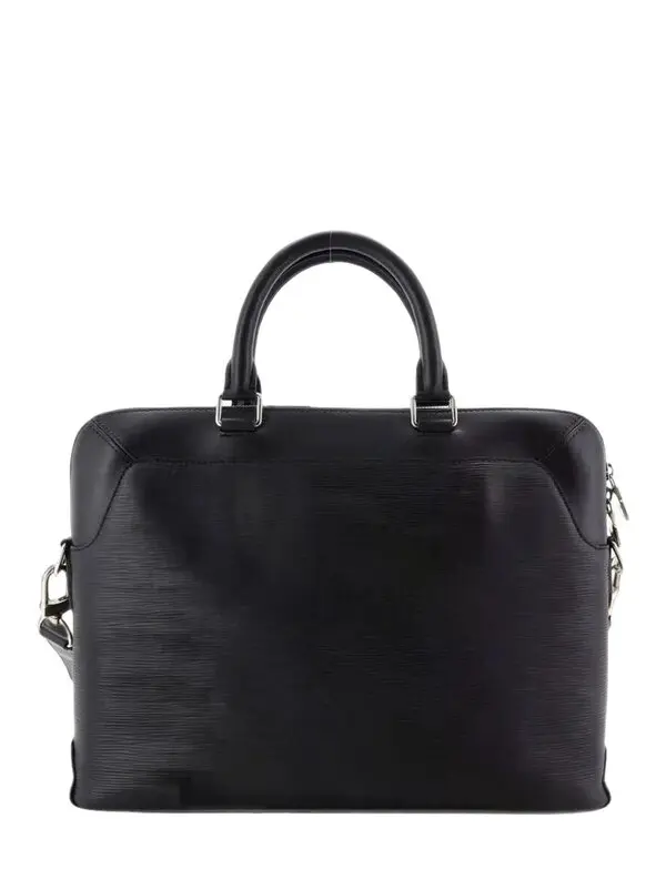 LOUIS VUITTON Oliver Briefcase Epi Leather Business Bag - Black