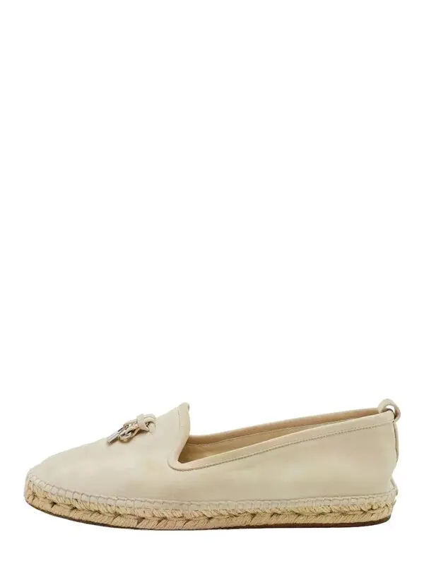 Loro Piana My Charms Suede Espadrilles - Neutrals