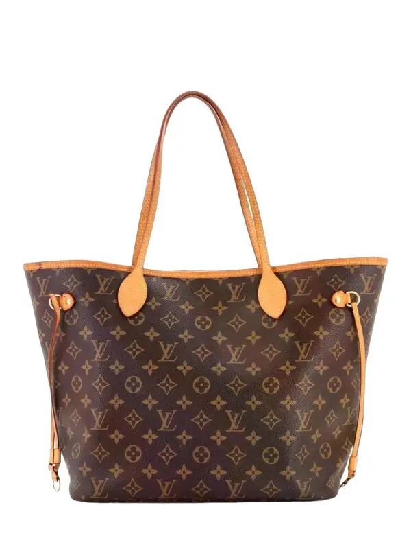 LOUIS VUITTON Neverfull Nm Monogram Canvas Mm Tote Bag - Brown