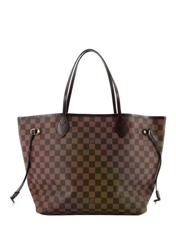 LOUIS VUITTON Neverfull Damier Mm Tote Bag - Brown