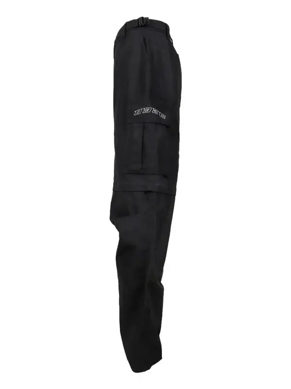 032C Double-edged Sword Zip-off Cargo Pants - Black