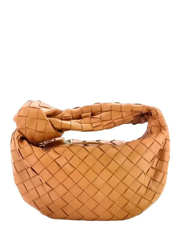 Bottega Veneta Intrecciato Nappa Mini Hobo Bag - Brown