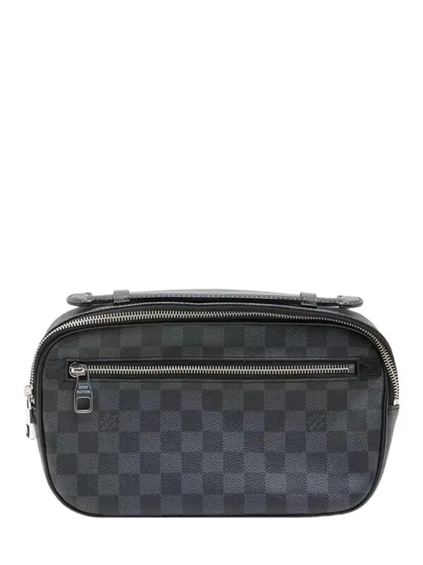 LOUIS VUITTON Damier Graphite Ambler Belt Bag - Grey