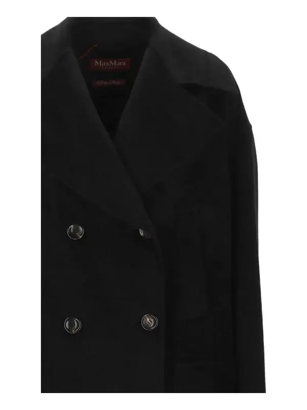 Max Mara Double-breasted Jacket - Black