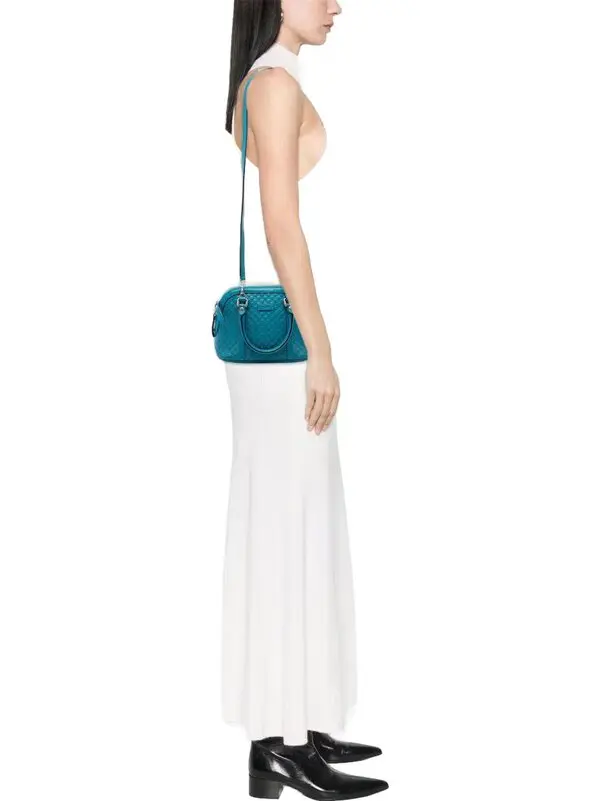 Gucci 2016-2026 Mini Microguccissima Dome Satchel - Blue