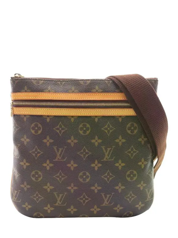 LOUIS VUITTON Monogram Bosphore Pochette Crossbody Bag - Brown