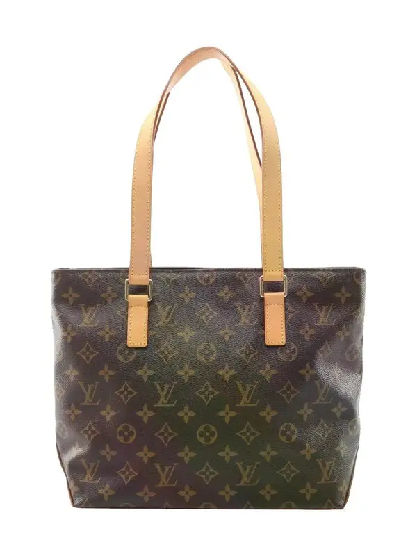 LOUIS VUITTON Monogram Cabas Piano Tote Bag - Brown