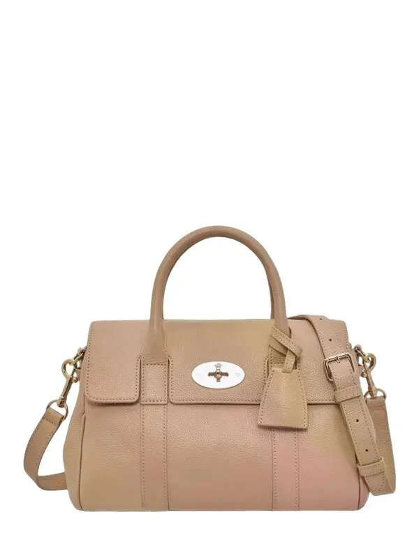 Mulberry Bayswater Pebbled Handbag - Neutrals
