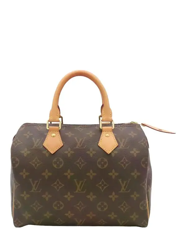 LOUIS VUITTON Monogram Speedy Boston Bag - Brown