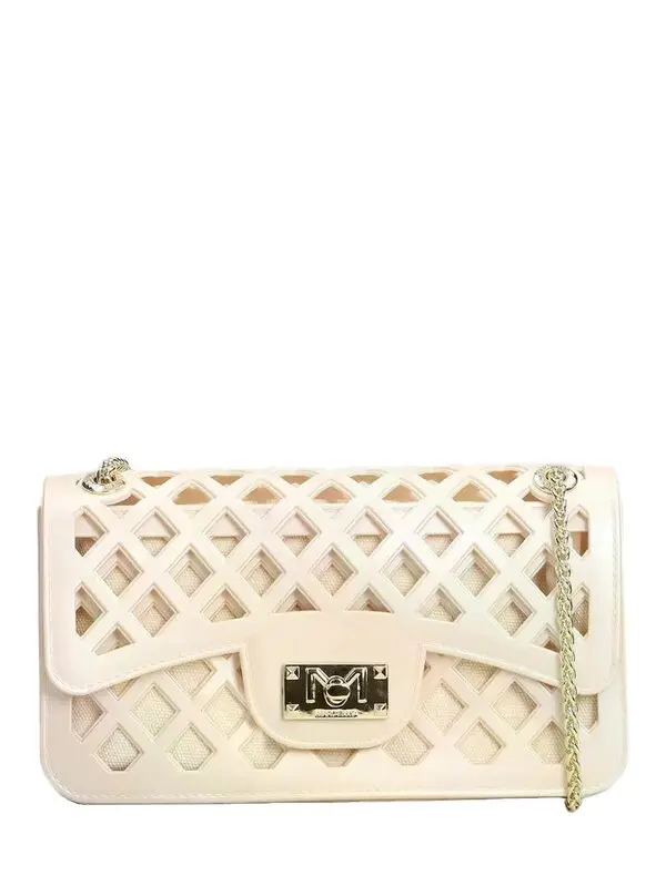 MARC ELLIS Flat Basket Cut-out Shoulder Bag - Neutrals