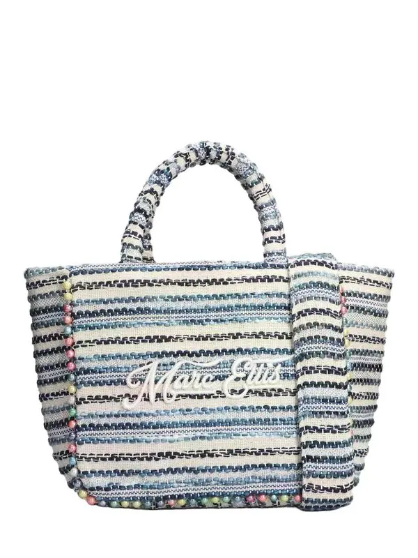 MARC ELLIS Bead-embellished Buby Shoulder Bag - Blue