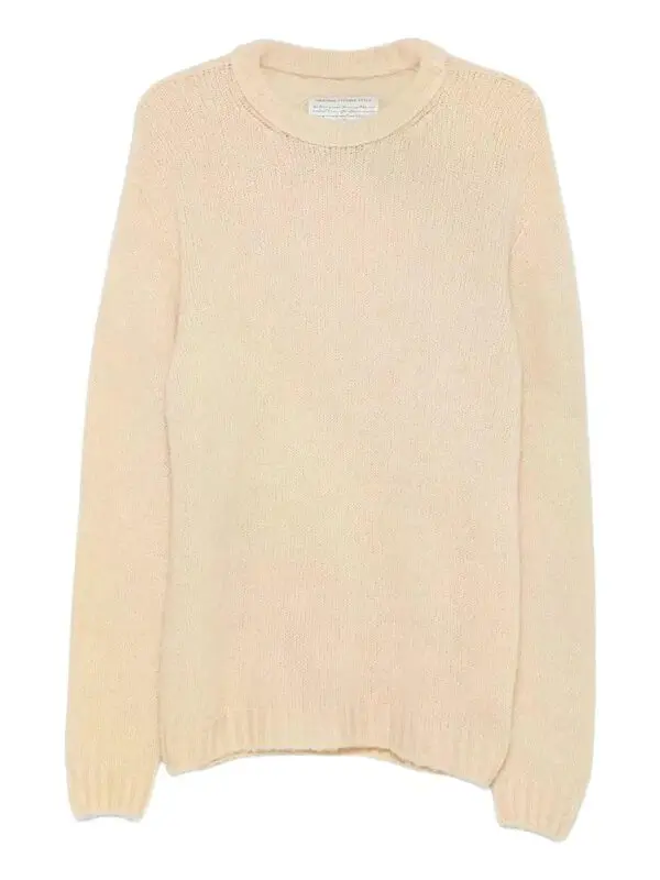 ORIGINAL VINTAGE Hope Crew-neck Knitted Sweater - Neutrals