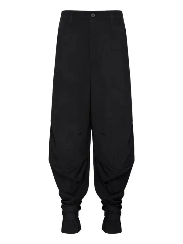 Yohji Yamamoto Knee-panel Cargo Pants - Black