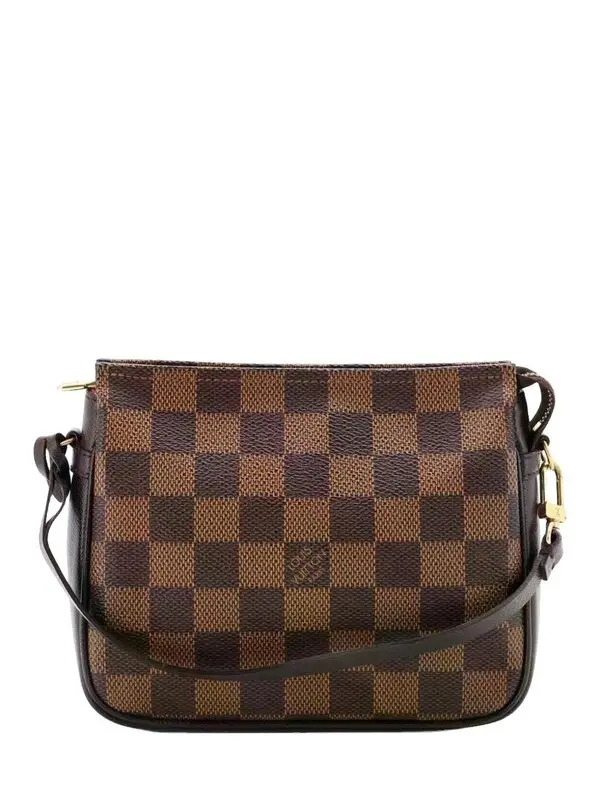 LOUIS VUITTON Trousse Make Up Bag Damier Pouch - Brown