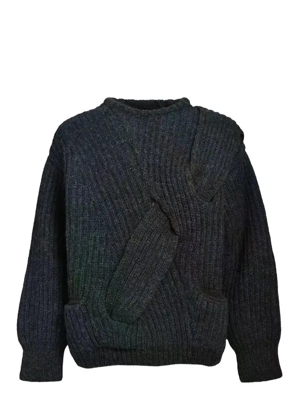 MAGLIANO 3d Cable-knit Sweater - Grey