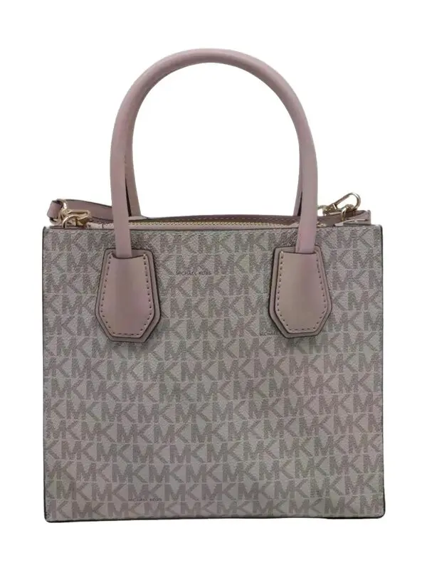 Michael Kors Mercer Signature Logo Crossbody Bag - Neutrals