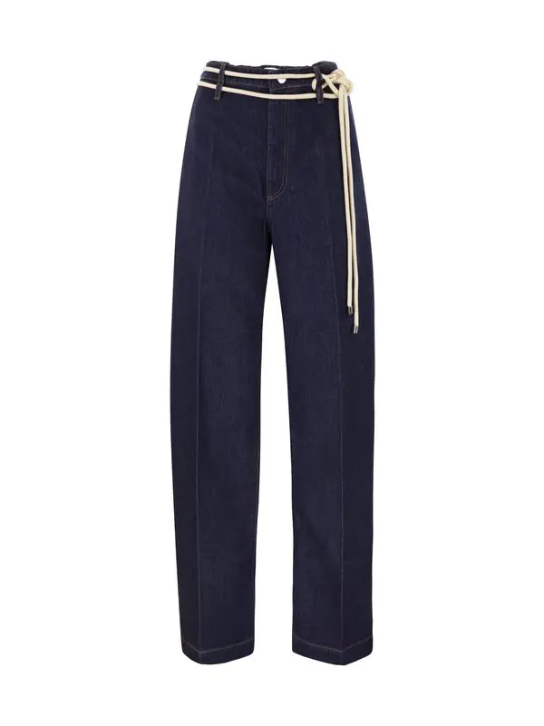 Sportmax Nembi Denim Trousers - Multicolor