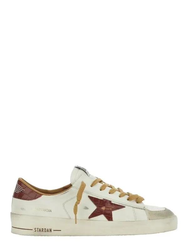 GOLDEN GOOSE Stardan Leather Sneakers - Multicolor