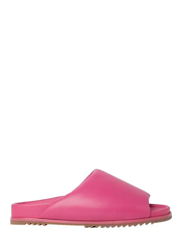 Rick Owens Leather Slider Sandals - Pink
