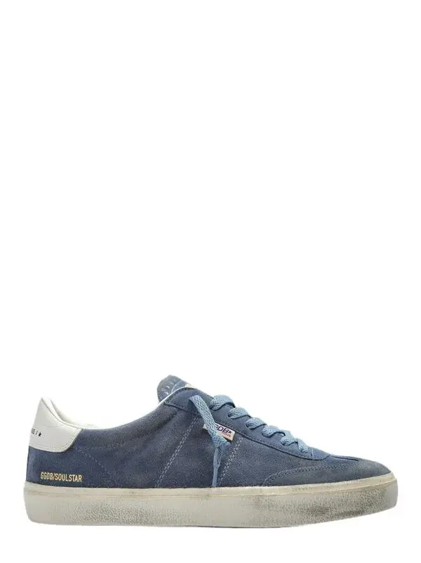 GOLDEN GOOSE Calf Suede Low-tops - Blue