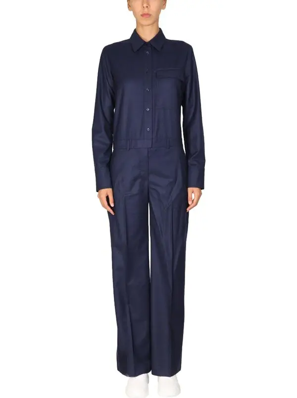Stella McCartney Wool Jumpsuit - Blue