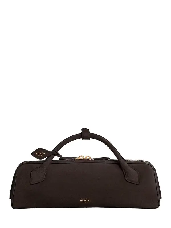 Alaïa Teckel Suede Clutch Handbag - Multicolor