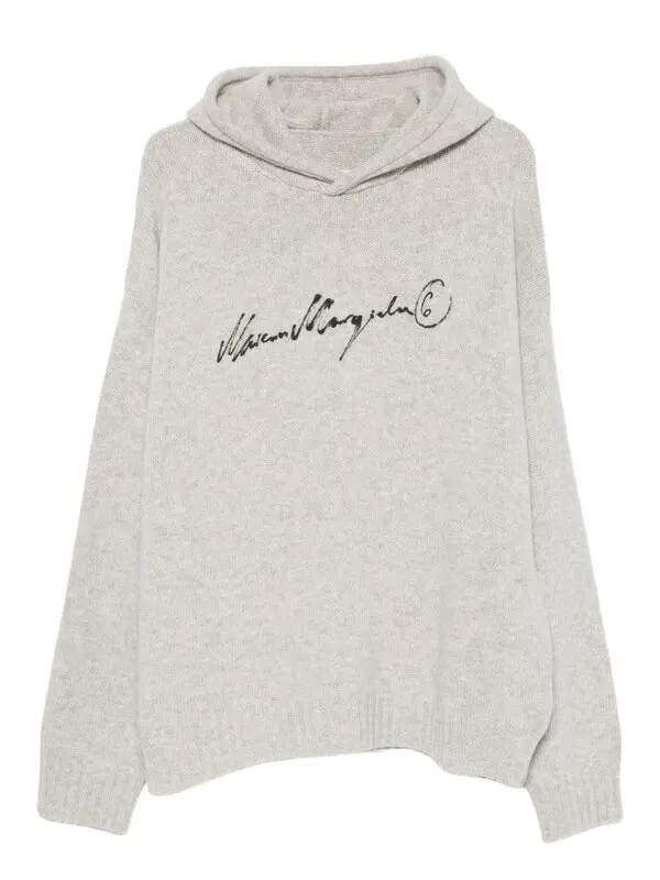 MAISON MARGIELA Wool Crewneck Sweater - Grey