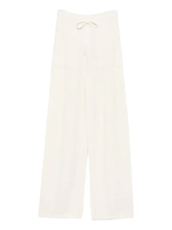 Max Mara Cashmere Trousers - White