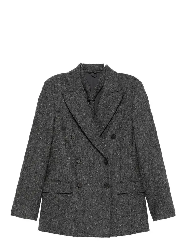 Brunello Cucinelli Wool Jacket - Grey