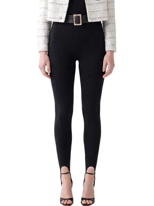 SELF-PORTRAIT Leggings - Black