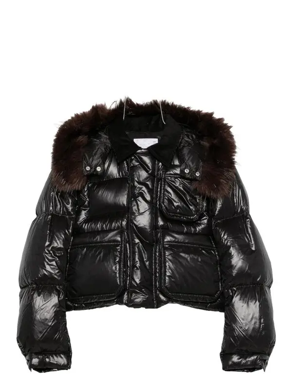 Sacai Nylon Down Jacket - Black