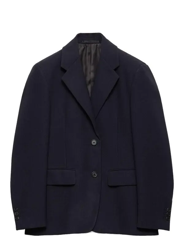 Prada Single-breasted Wool Jacket - Multicolor