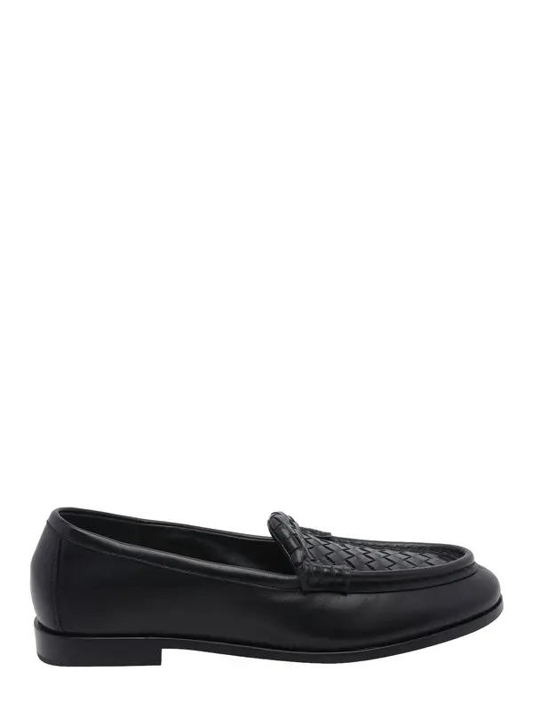 Bottega Veneta Silenzio Loafers - Black