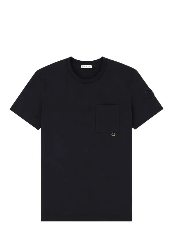 Moncler Cotton T-shirt - Blue