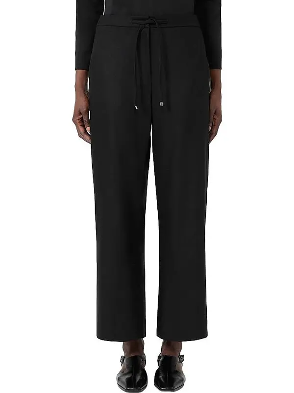 Max Mara Smmfloria Wool Blend Trousers - Black