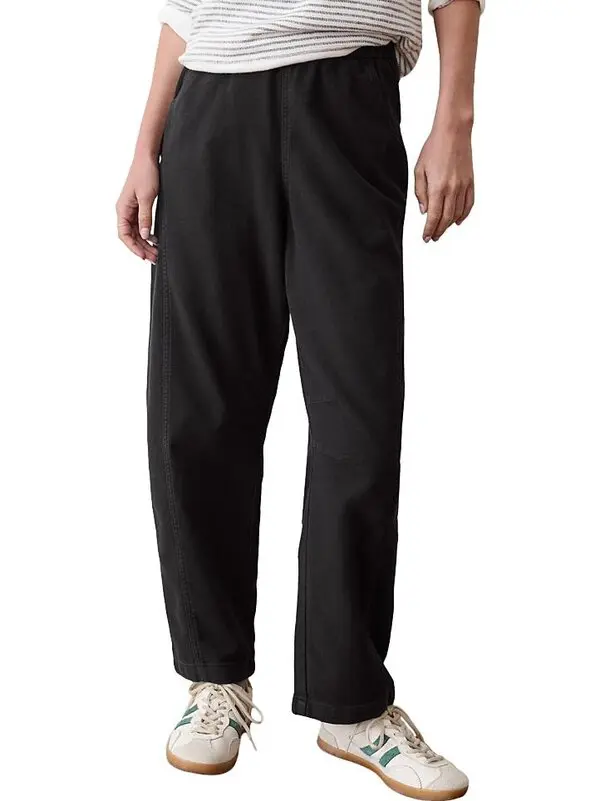 Marine Layer Jessie High Rise Barrel Pants - Black