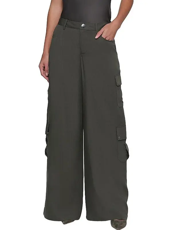 L'Agence Isolde Cargo Pants - Ash Olive