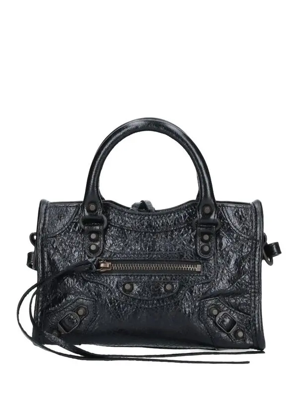 Balenciaga Leather Tote - Black