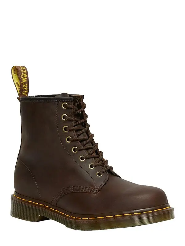 Dr. Martens 1460 Crazy Horse Leather Boots - Gaucho